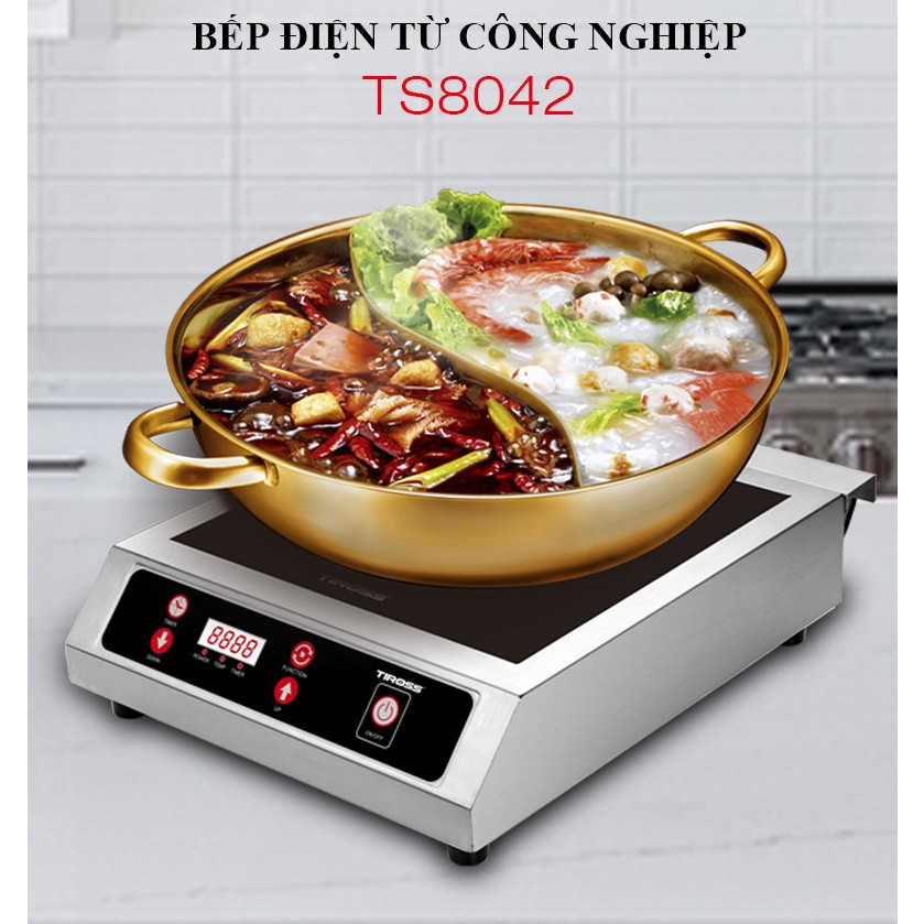 Bếp Điện Từ Đơn Công Nghiệp Tiross TS8042 - 3500W - Phù Hợp Cho Quán ...