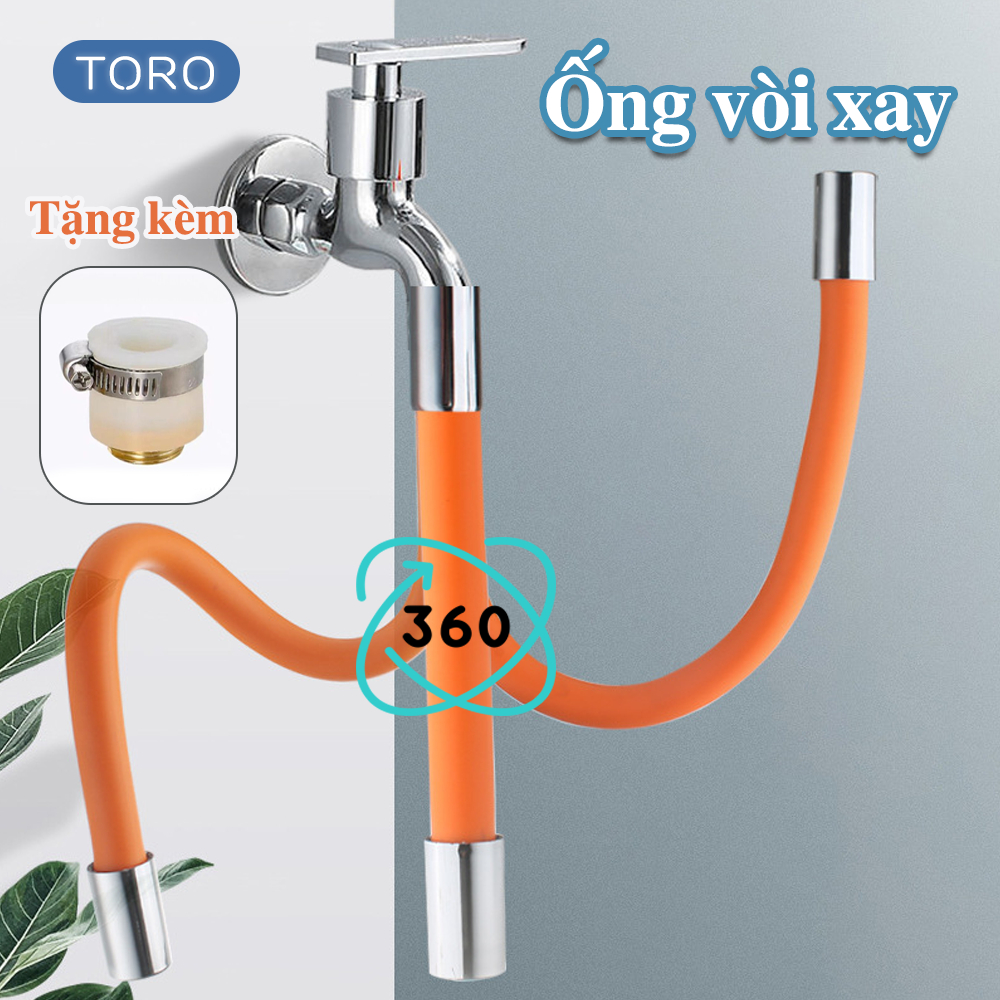 Ống nối vòi nước linh hoạt xoay 360 theo mọi hướng, vòi nước dài 20/30/50cm tặng kèm nối đa năng ...