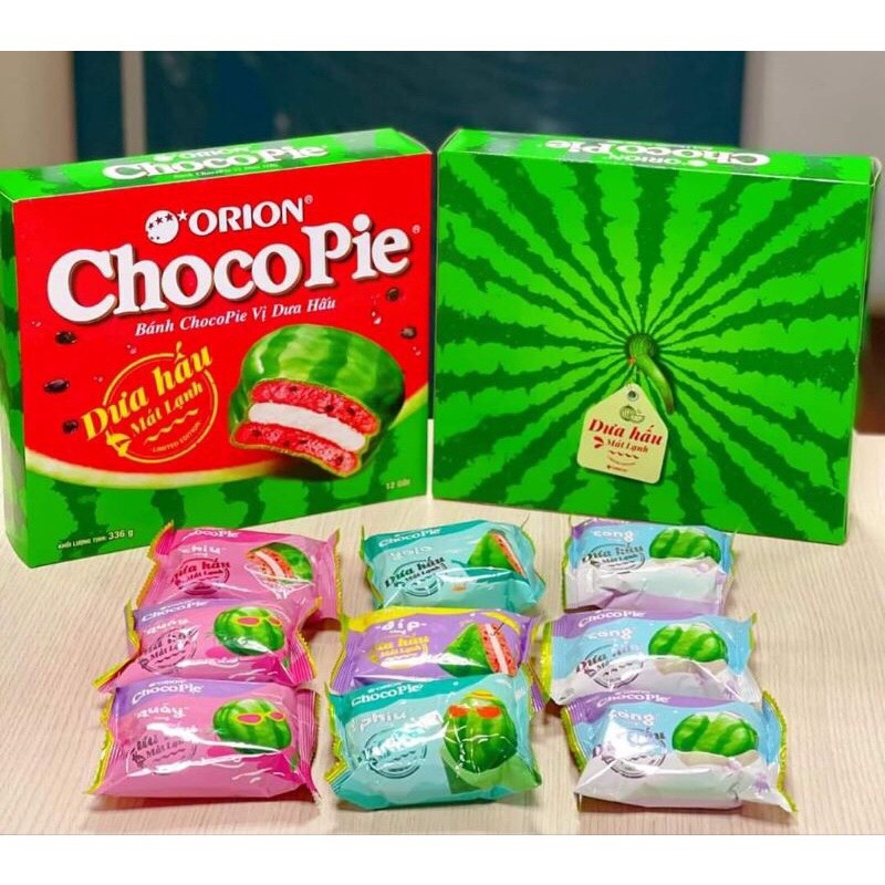 Bánh ChocoPie Orion hộp 336g đủ vị 12 gói - Bánh Kẹo Gói Quà Tết 2024 ...