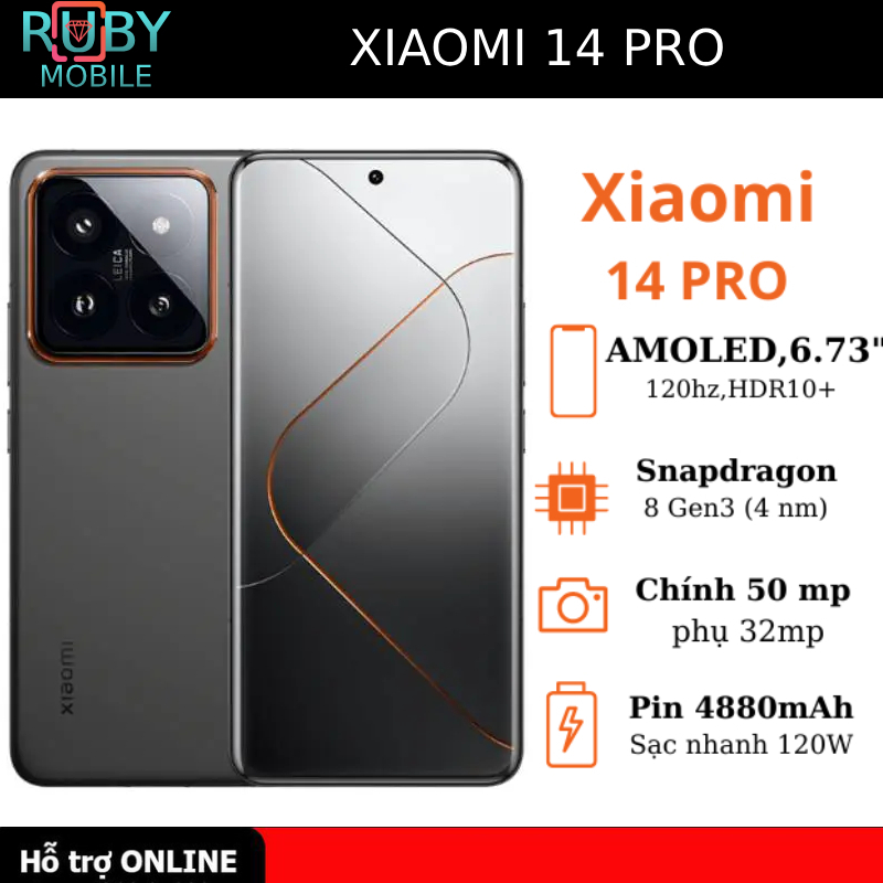 Điện thoại Xiaomi 14 Pro 5G, Mi 14 Pro 5G - Hàng nhập khẩu | Shopee ...