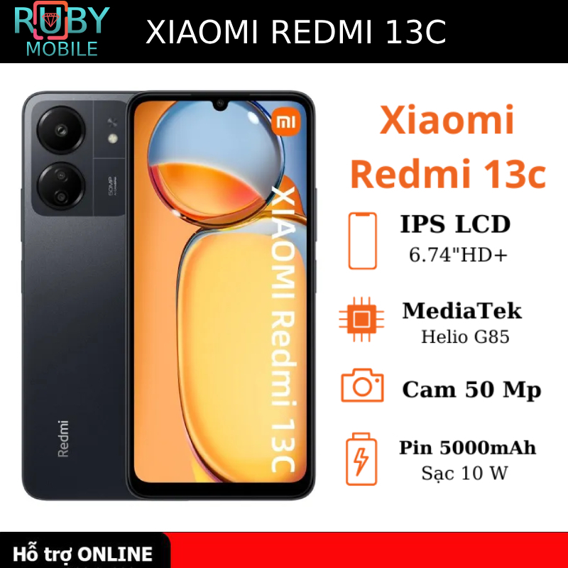 Điện thoại Xiaomi Redmi 13C 6GB/128GB - Hàng chính hãng | Shopee Việt Nam