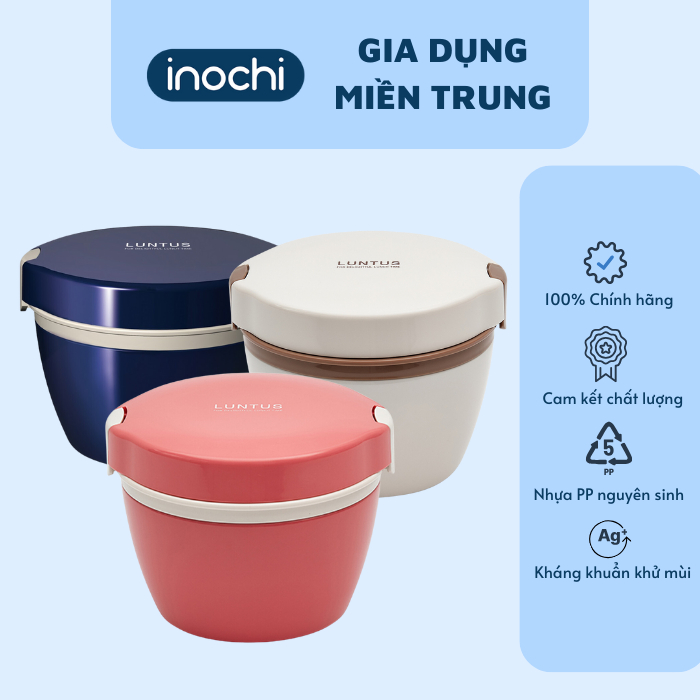 Hộp cơm giữ nhiệt 2 tầng Luntus Asvel Nhật Bản (HLB-CD800) Inochi 800ml ...