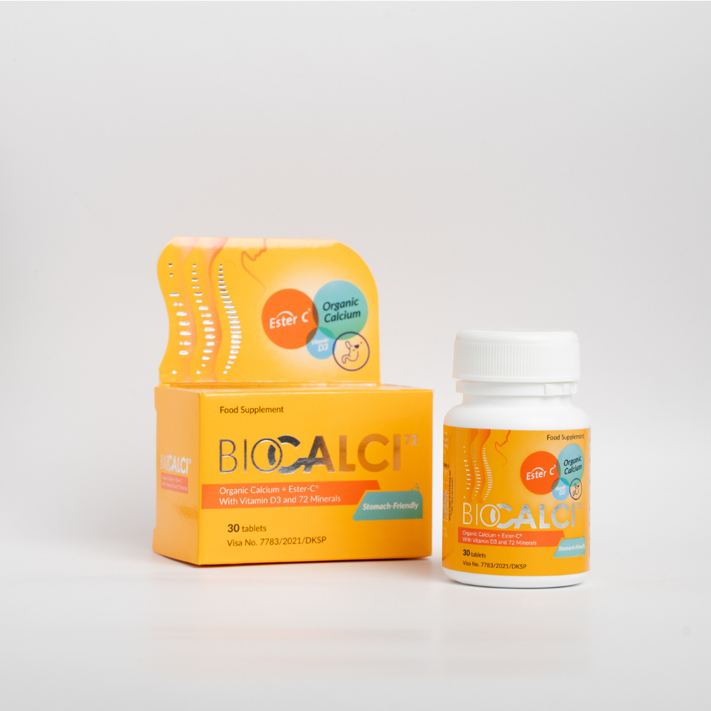 Viên uống Canxi giúp xương chắc khỏe BIOCALCI 72 - Nguồn canxi tinh ...