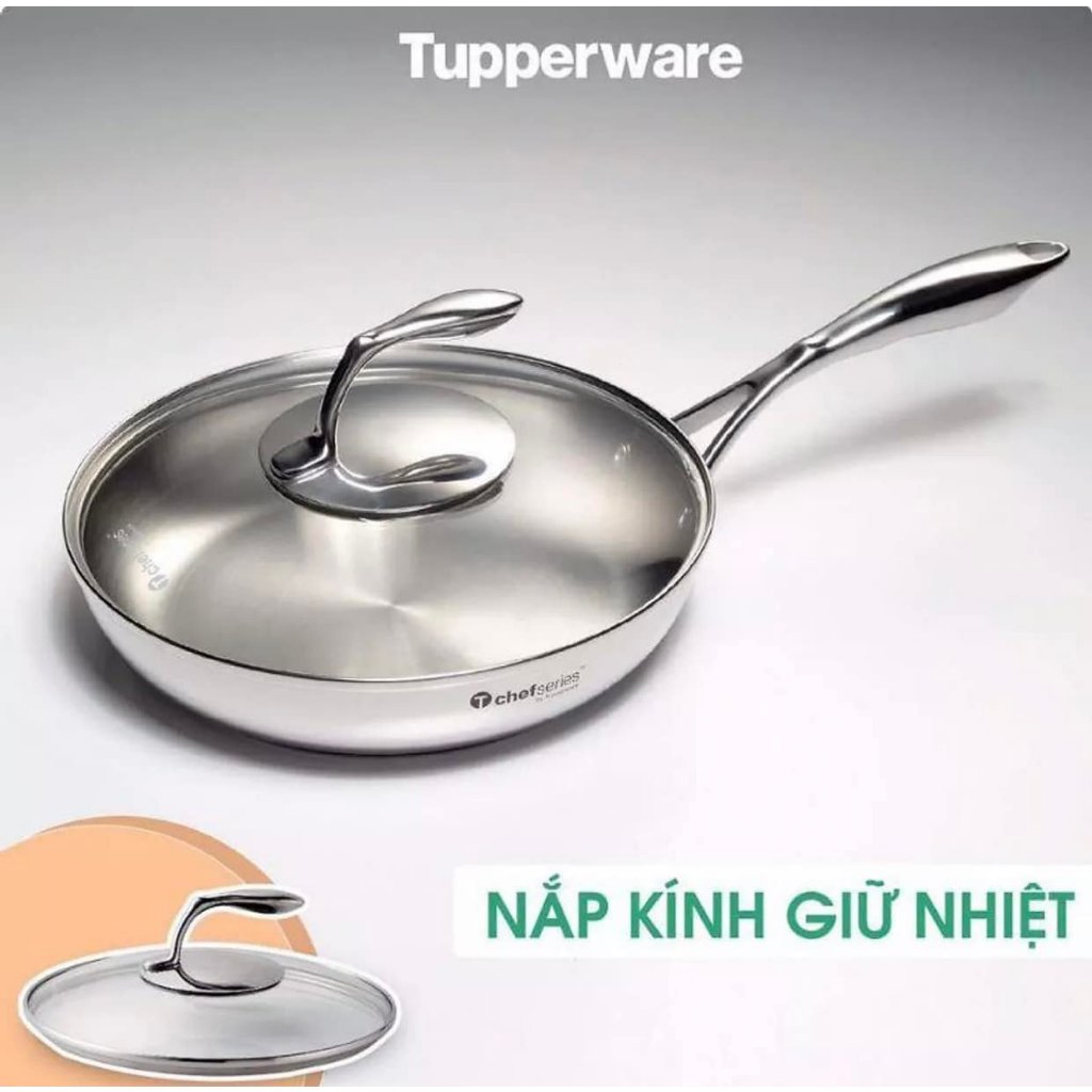 Bộ nồi chảo quánh Tupperware T Chef Series 5 lớp chính hãng | Shopee ...