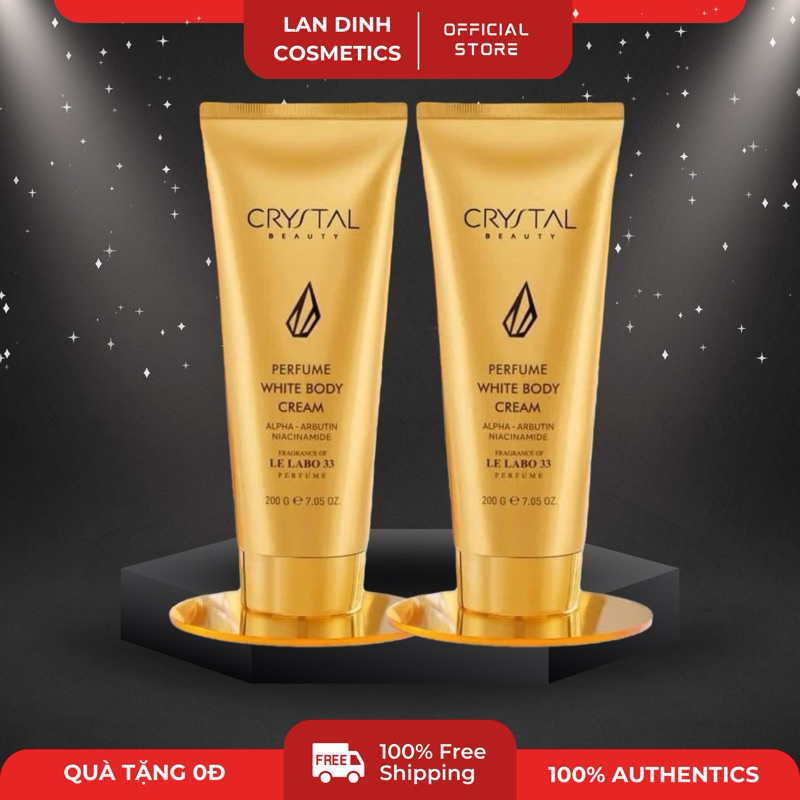 (Chính hãng) Kem Body Crystal Perfume White Body Cream Hương Nước Hoa ...