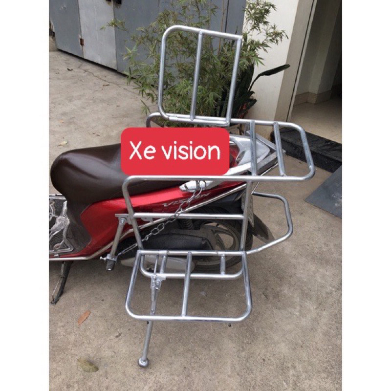 Baga/ giá chở hàng 2 cánh sườn lắp xe Vision | Shopee Việt Nam