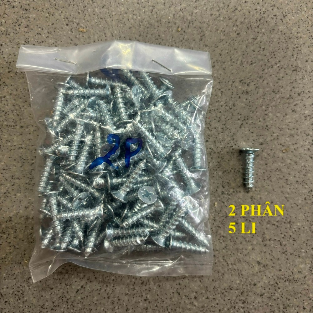 [Bịch LỚN 100 CON ] Vít bắt tắc kê nhựa 1F5 2F 2F5 3F 4F 5F 6F 5li 6li | Shopee Việt Nam