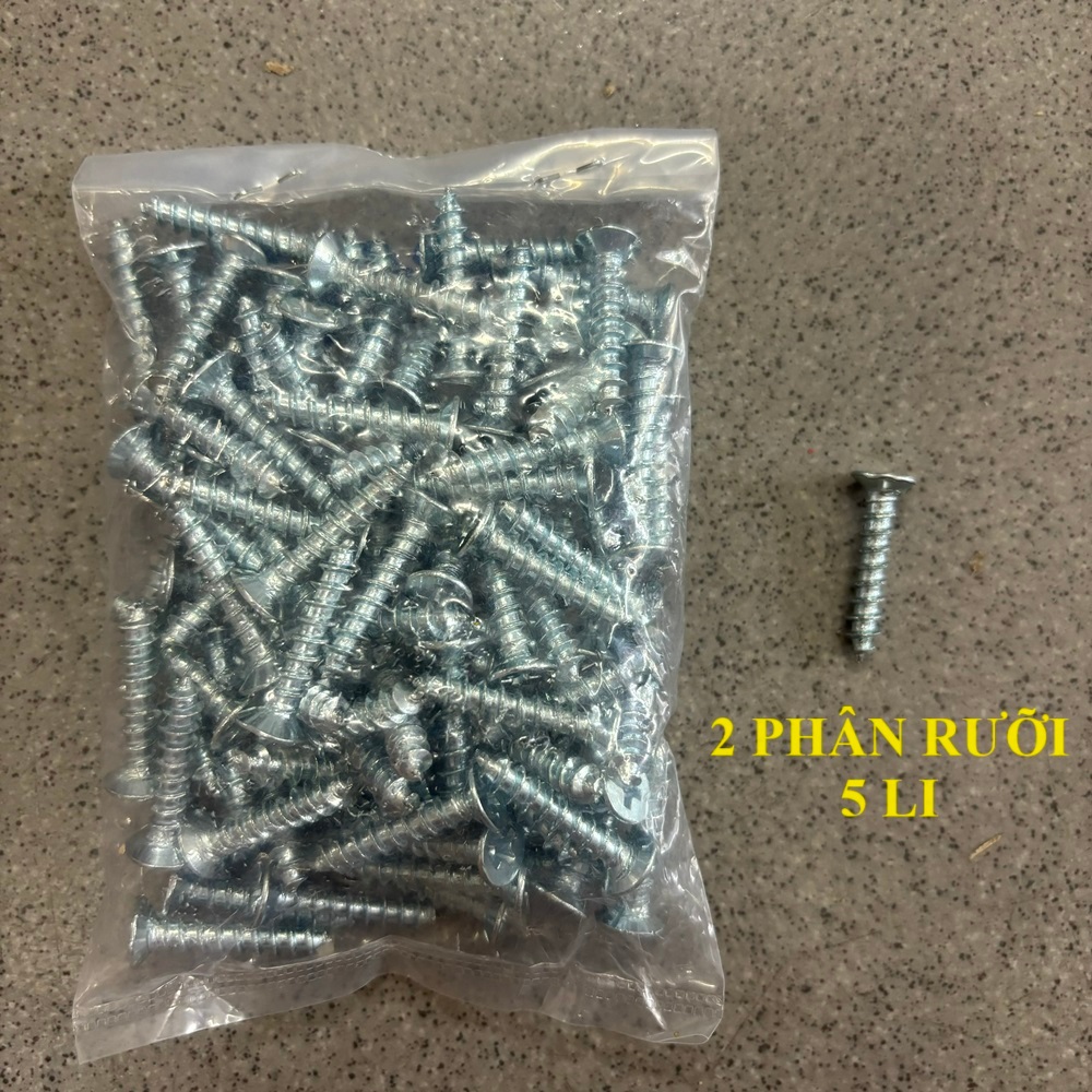 [Bịch LỚN 100 CON ] Vít bắt tắc kê nhựa 1F5 2F 2F5 3F 4F 5F 6F 5li 6li | Shopee Việt Nam