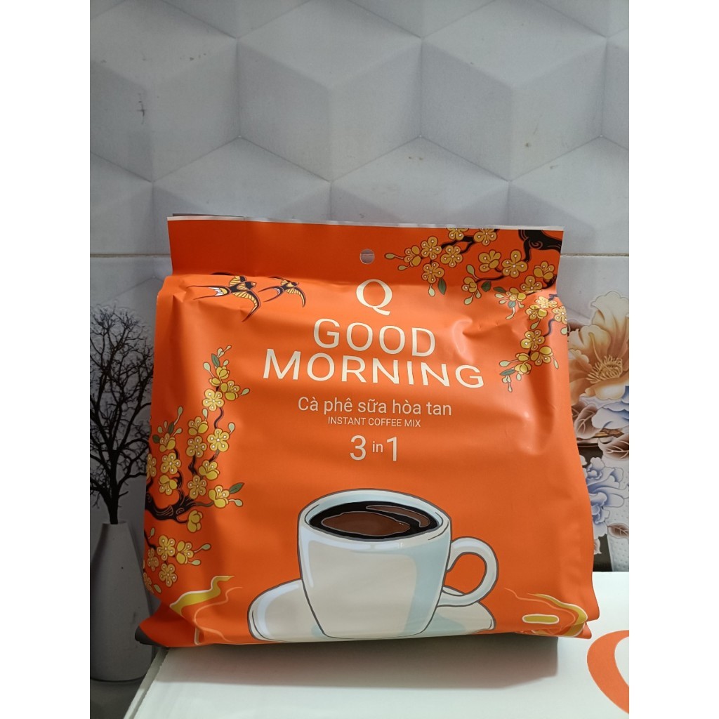 Cà phê sữa Good Morning Trần Quang 480g (bịch 24 gói * 20g) | Shopee Việt Nam