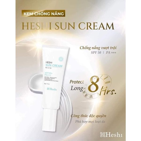kem chống nắng Heshi sun cream | Shopee Việt Nam