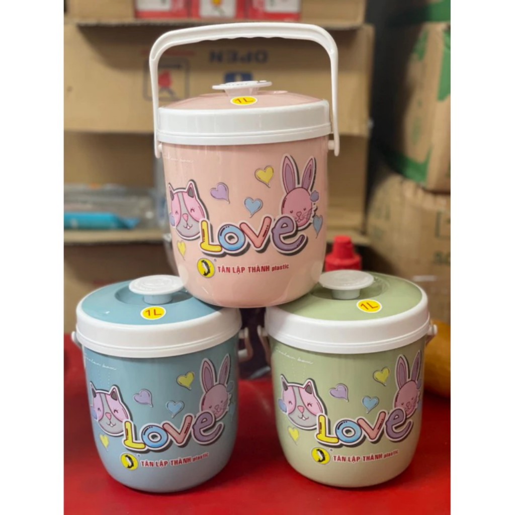 bình đá mini 1L/3L/5L hot trend hồng,trắng,dương,đỏ,matcha | Shopee Việt Nam