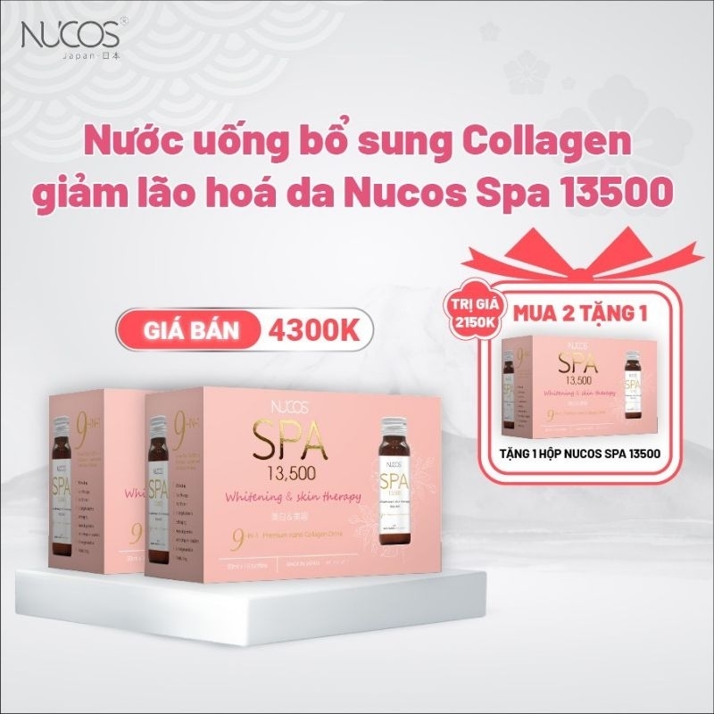 Nucos Spa collagen 13,500mg Nhật Bản - chống lão hóa, trắng da, căng ...