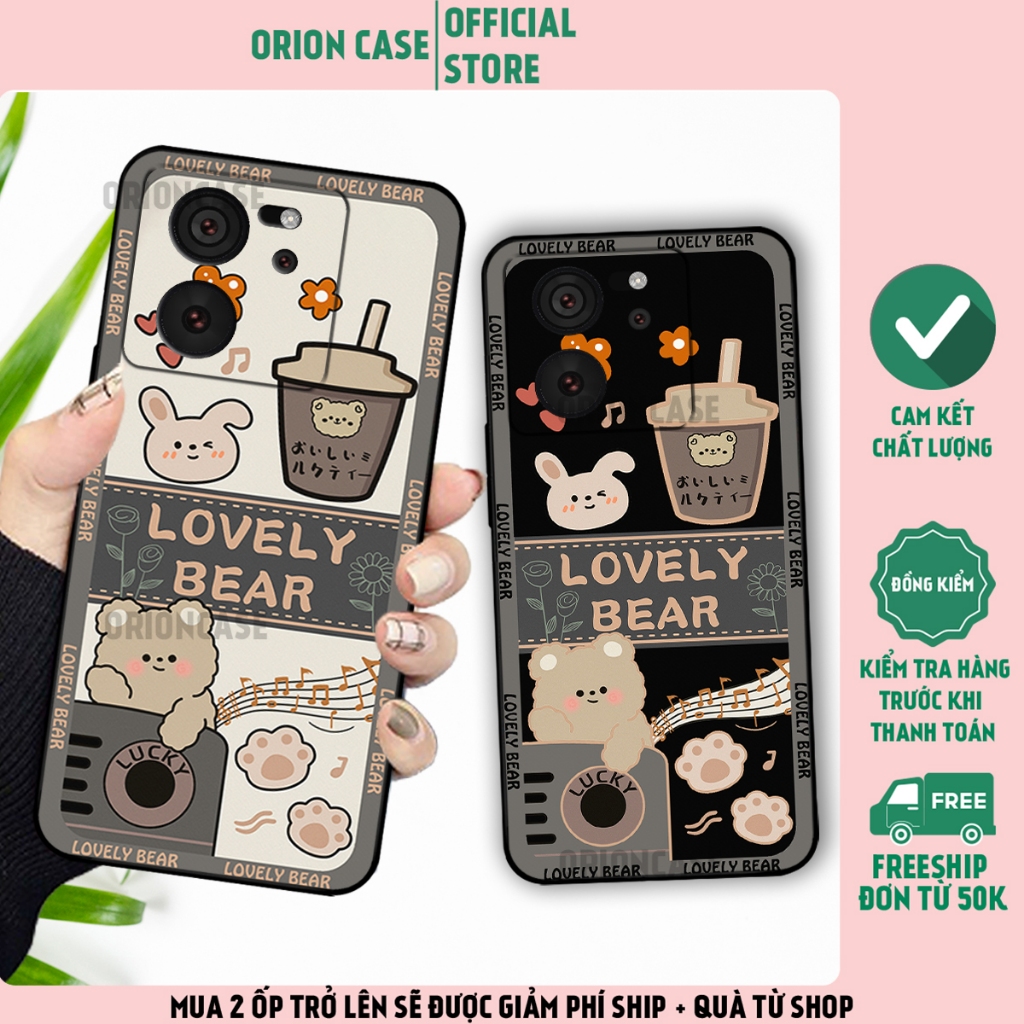 Ốp lưng Xiaomi 13T - Xiaomi 13T Pro in hình gấu bear dễ thương,cute hottrend.ốp chống sốc bền ...