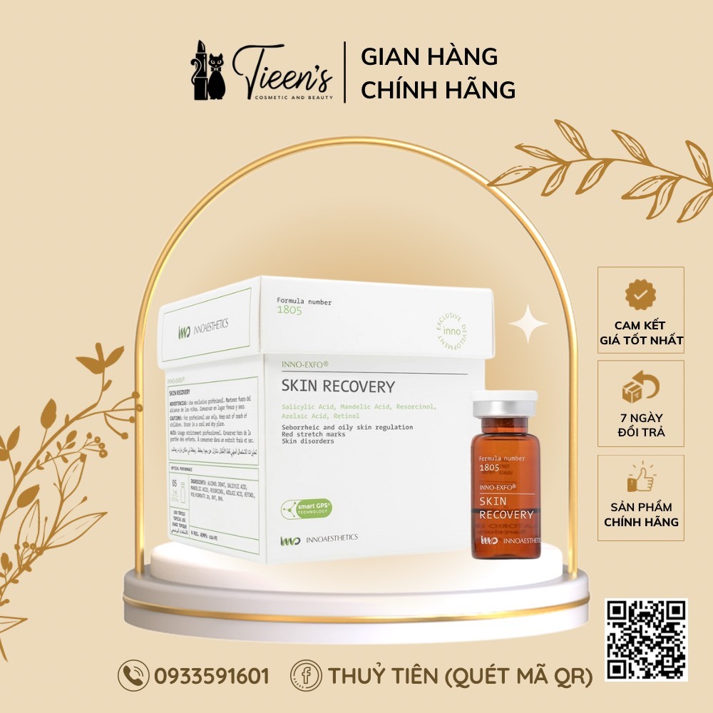 Innoaesthetics Skin Recovery Hoạt Chất Peel Tái Tạo Da Mụn 5 lọ × 5ml ...