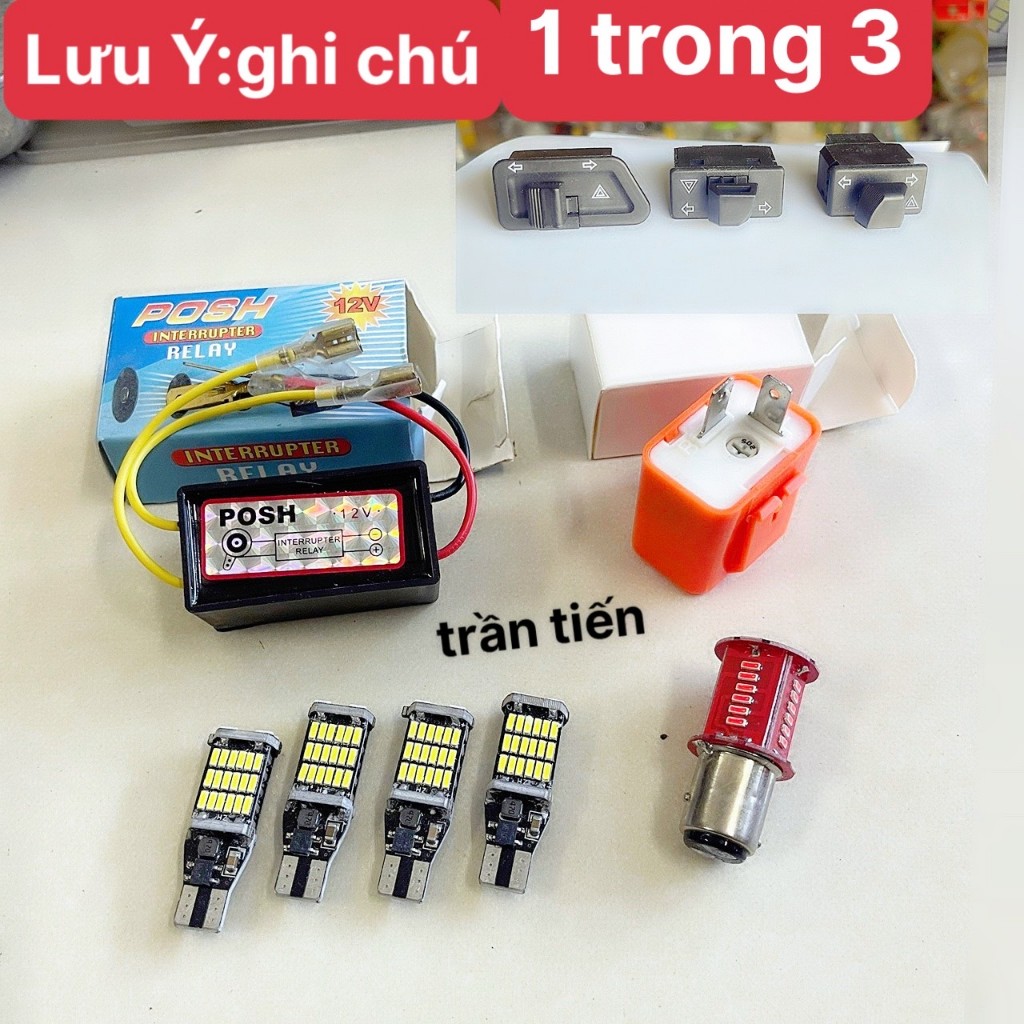COMBO 4 ĐÈN XINHAN T15+1 ĐÈN HẬU AUDI+1 ROLE+1 NHẠI CÒI | Shopee Việt Nam