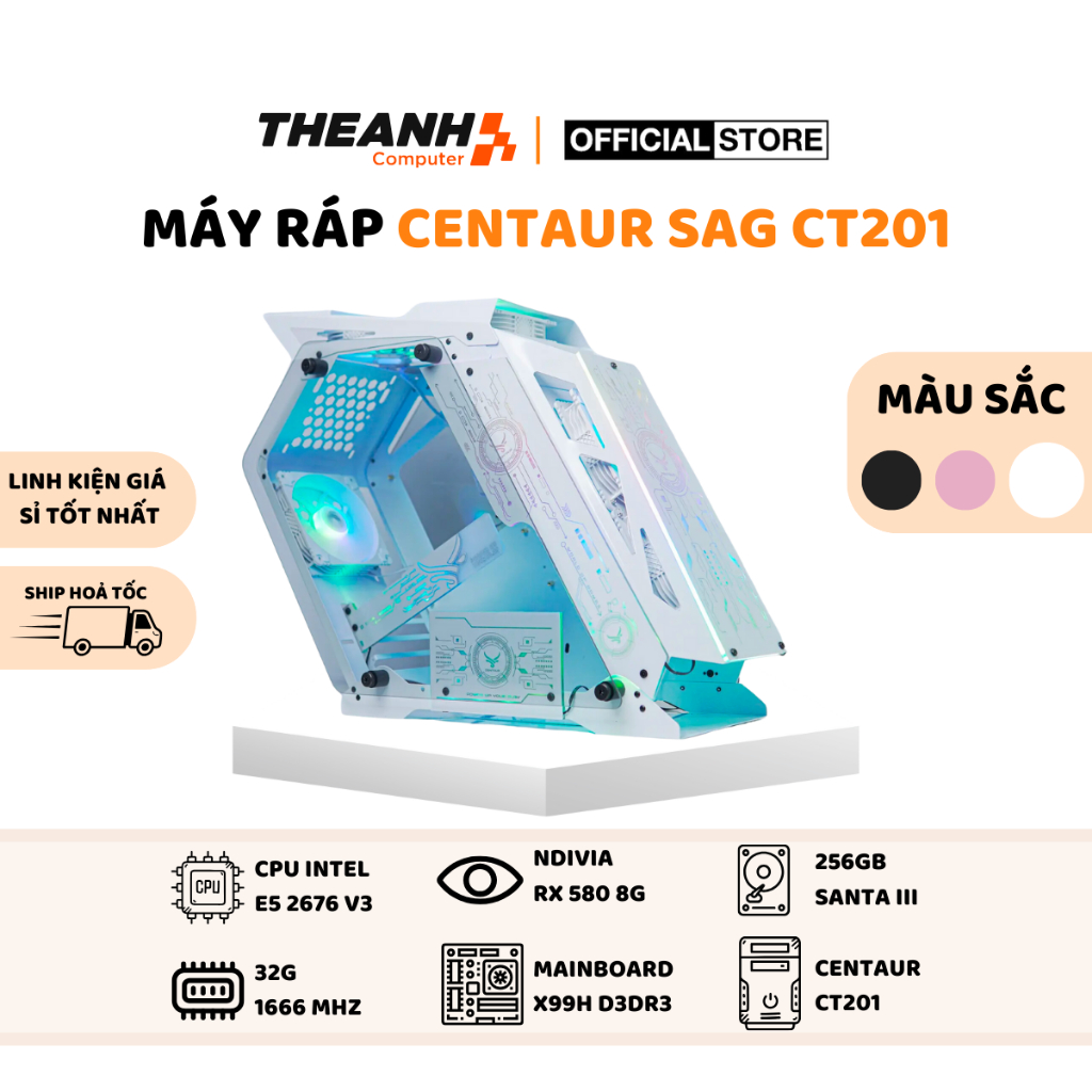 PC Gaming Special 03X Case Centaur Sag Gaming CT201 - Bộ PC Theanh88 ...