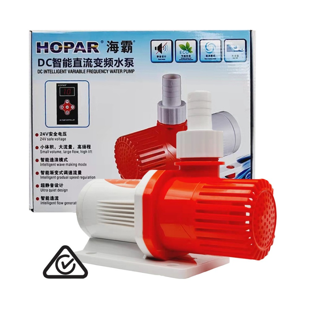 Máy bơm bể cá 24V Hopar DC 5000-7000-8000-10000-12000-15000-18000-20000 ...