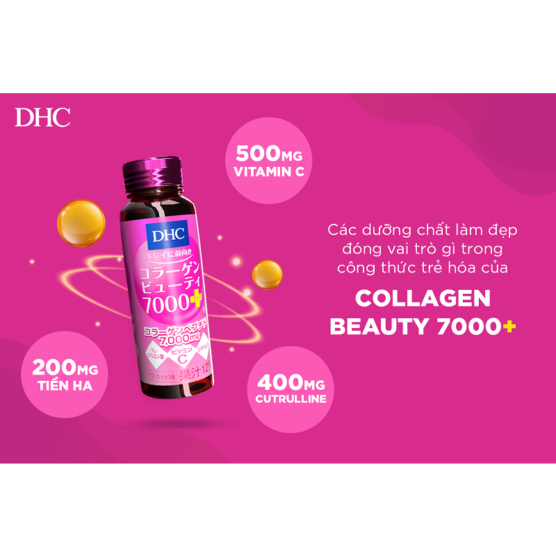 Nước Uống Bổ Sung DHC Collagen Beauty 7000 Plus (10chai x 50ml) | Shopee Việt Nam