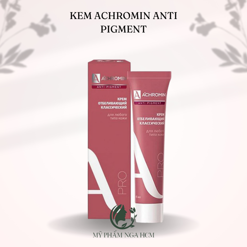 Kem Achromin Anti pigment xóa nám tàn nhang trắng da (tuýp đỏ) | Shopee ...