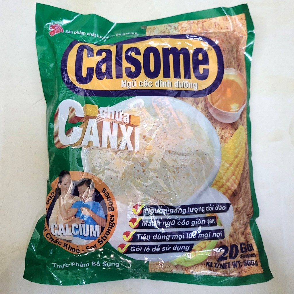 CALSOME - túi XANH LÁ 500g - NGŨ CỐC DINH DƯỠNG CANXI VỊ TRUYỀN THỐNG ...