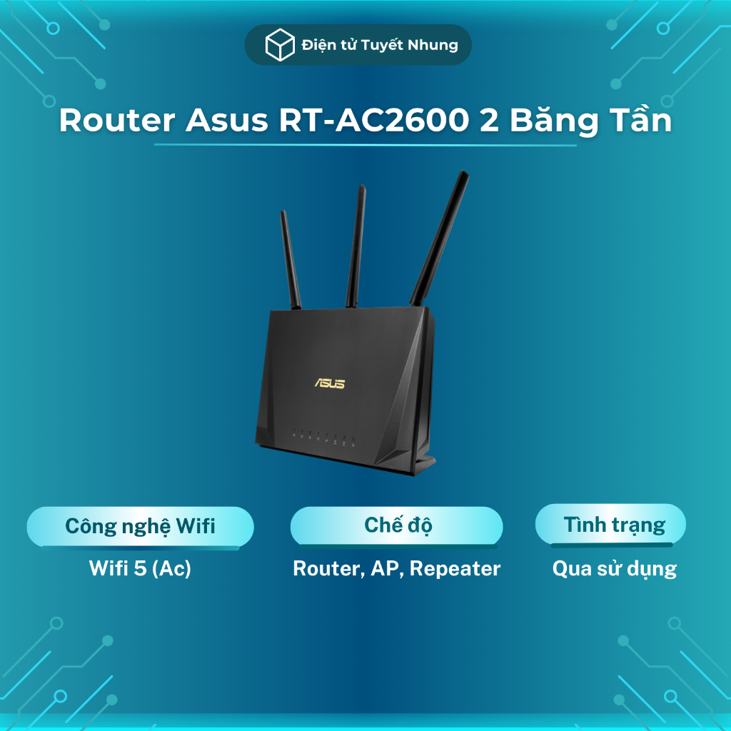 Router Asus RT-AC2600 2 Băng Tần, Qua Sử Dụng - Router Wifi Chất Lượng ...