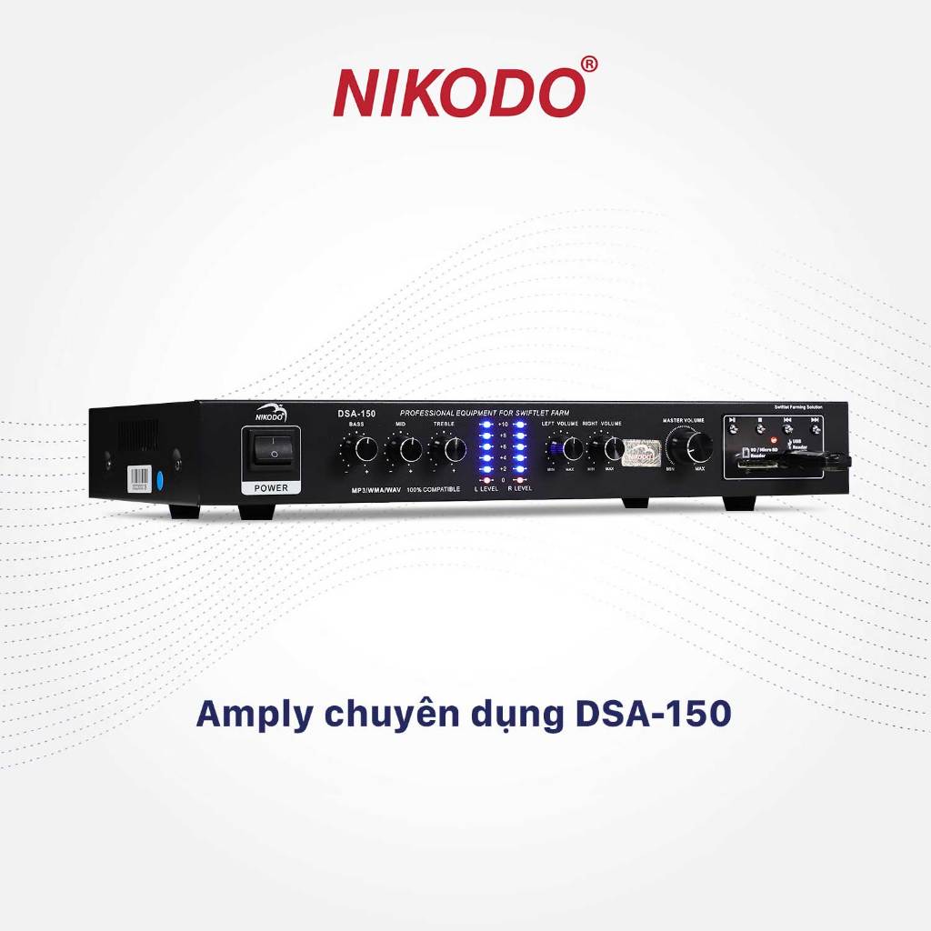 Amply Nikodo DSA tải 150 loa nhập khẩu chính hãng, chuẩn Malaysia ...