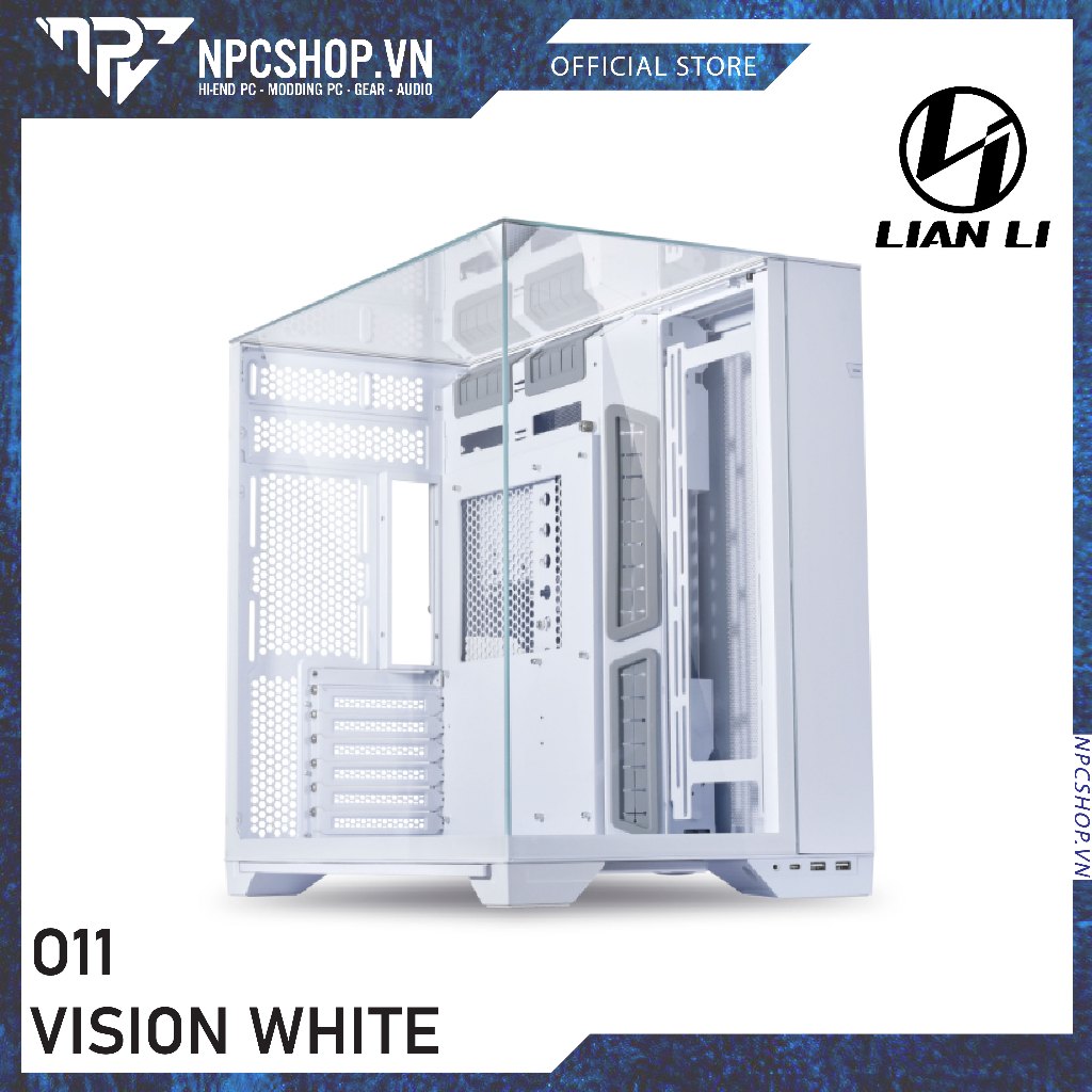 CASE MÁY TÍNH LIAN LI O11 VISION WHITE | Shopee Việt Nam