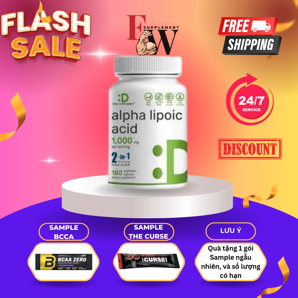 ( DEAL SUPPLEMENT ) ALPHA LIPOIC ACID - HỖ TRỢ SỨC KHOẺ HỆ THẦN KINH ...
