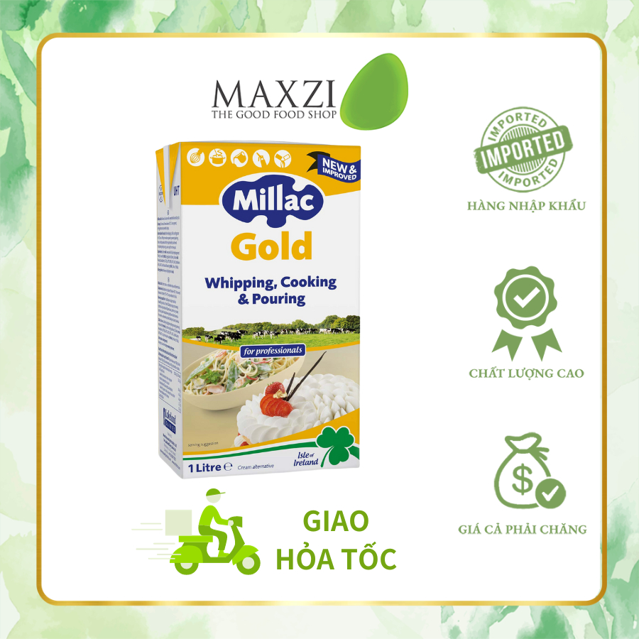 Kem Sữa Whipping Millac Gold 1L [HSD 13/11/2025] | Shopee Việt Nam
