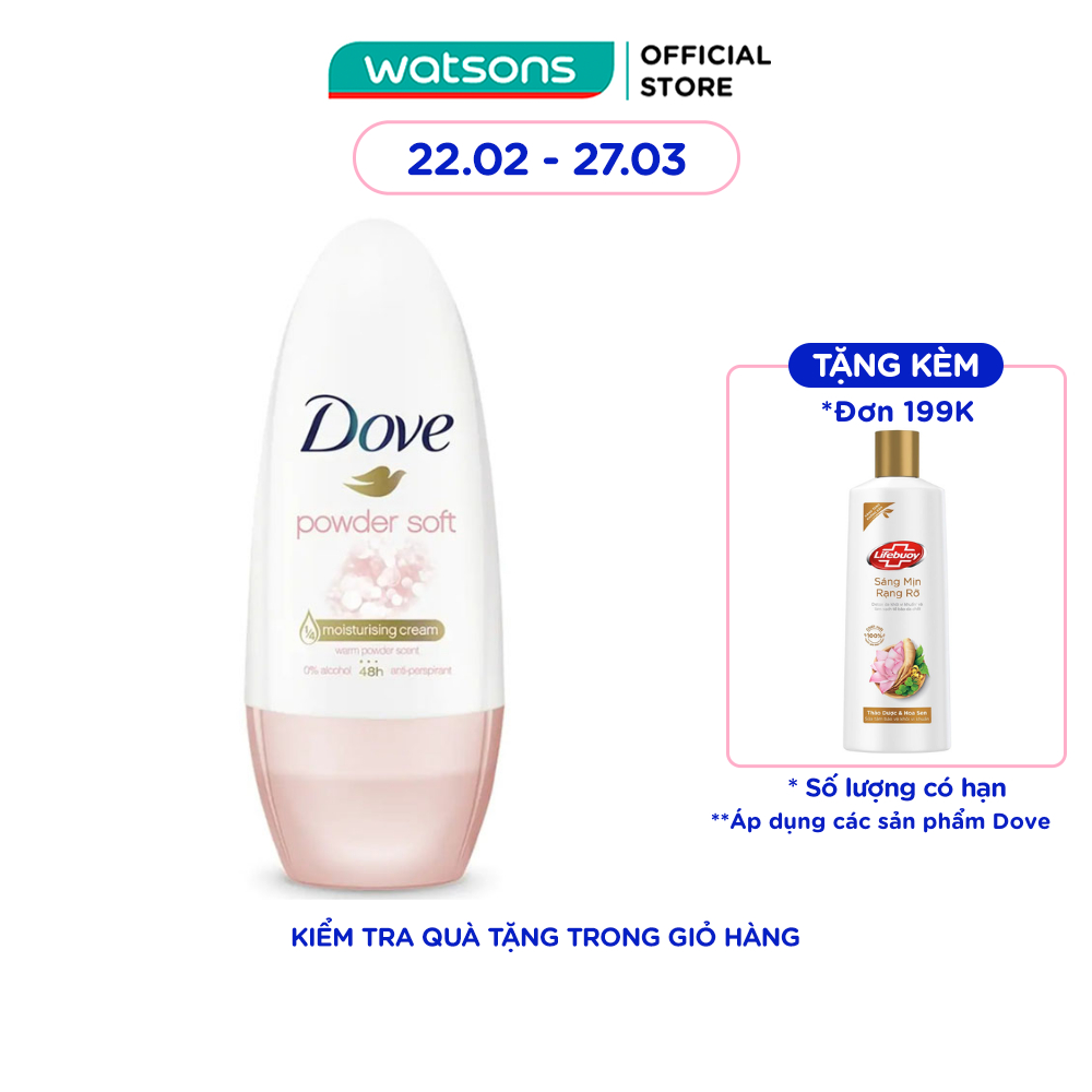 Lăn Khử Mùi Dove Power Soft Hương Phấn 40ml | Shopee Việt Nam