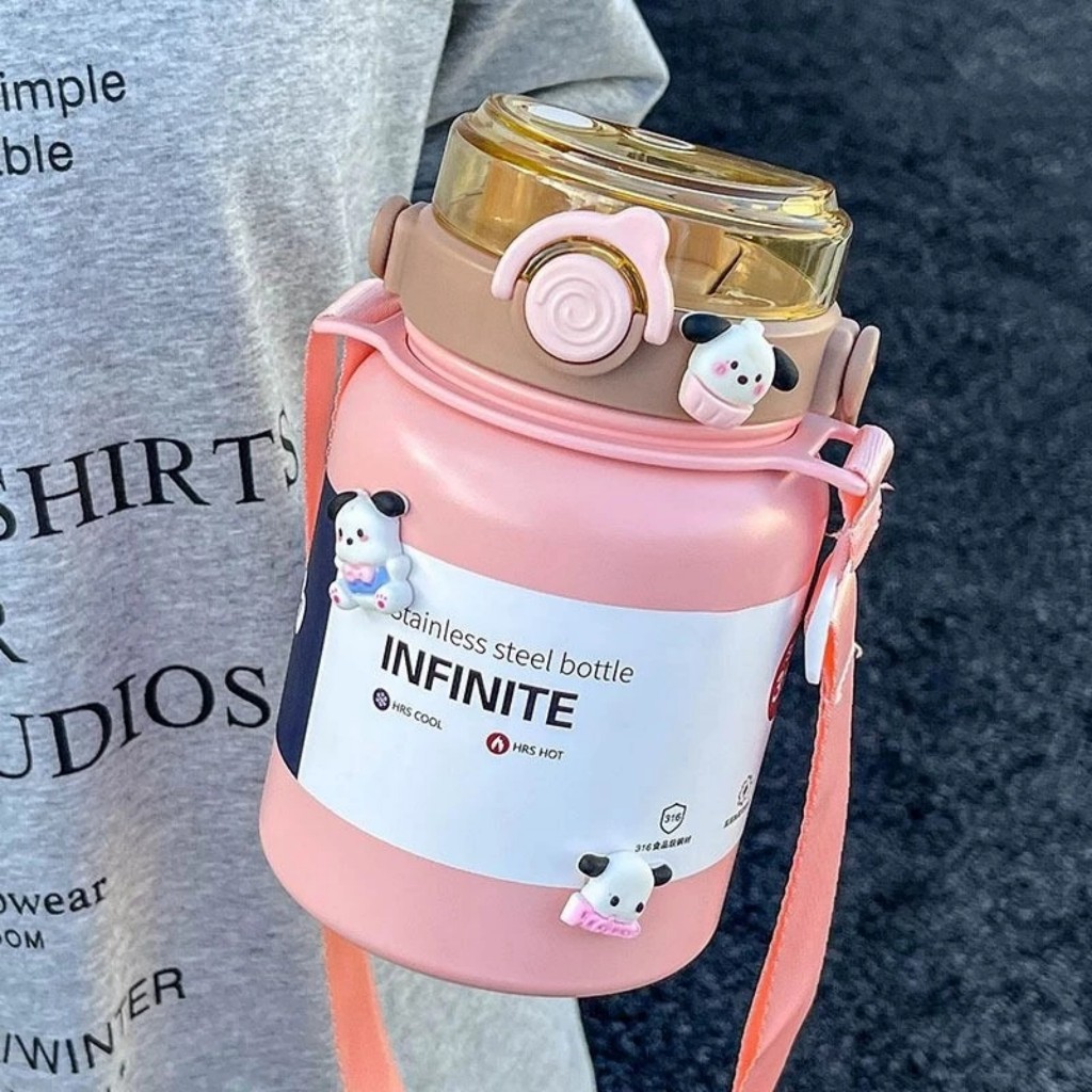 Bình giữ nhiệt inox 304, 316 Boss 800ml, 1000ml, 1200ml có quai xách,ống hút | Shopee Việt Nam