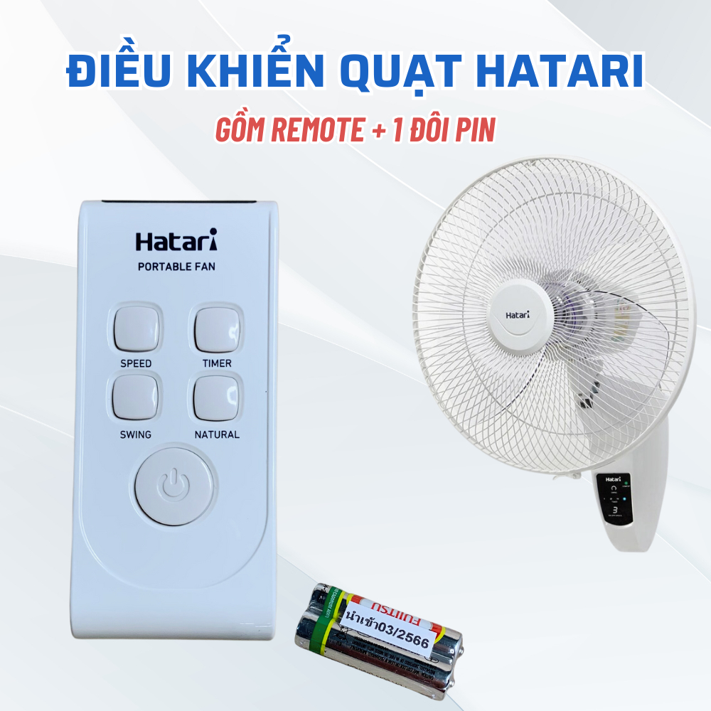 Điều Khiển Quạt HATARI, Remote Quạt Hatari Phù Hợp Nhiều Model Quạt ...