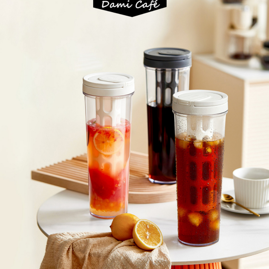 Bình pha cafe COLD BREW (cà phê ủ lạnh) nhựa nguyên sinh ABS 1.L - DAMI ...