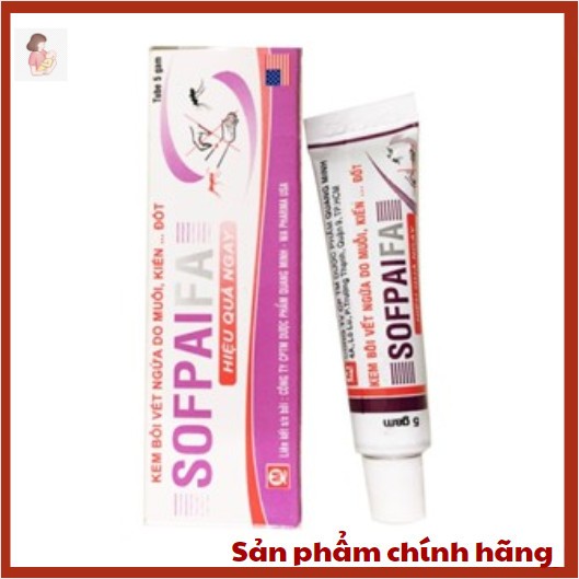 Kem bôi da SOFPAIFA giảm các giác khó chịu do muỗi, kiến đốt (tuýp 5g ...