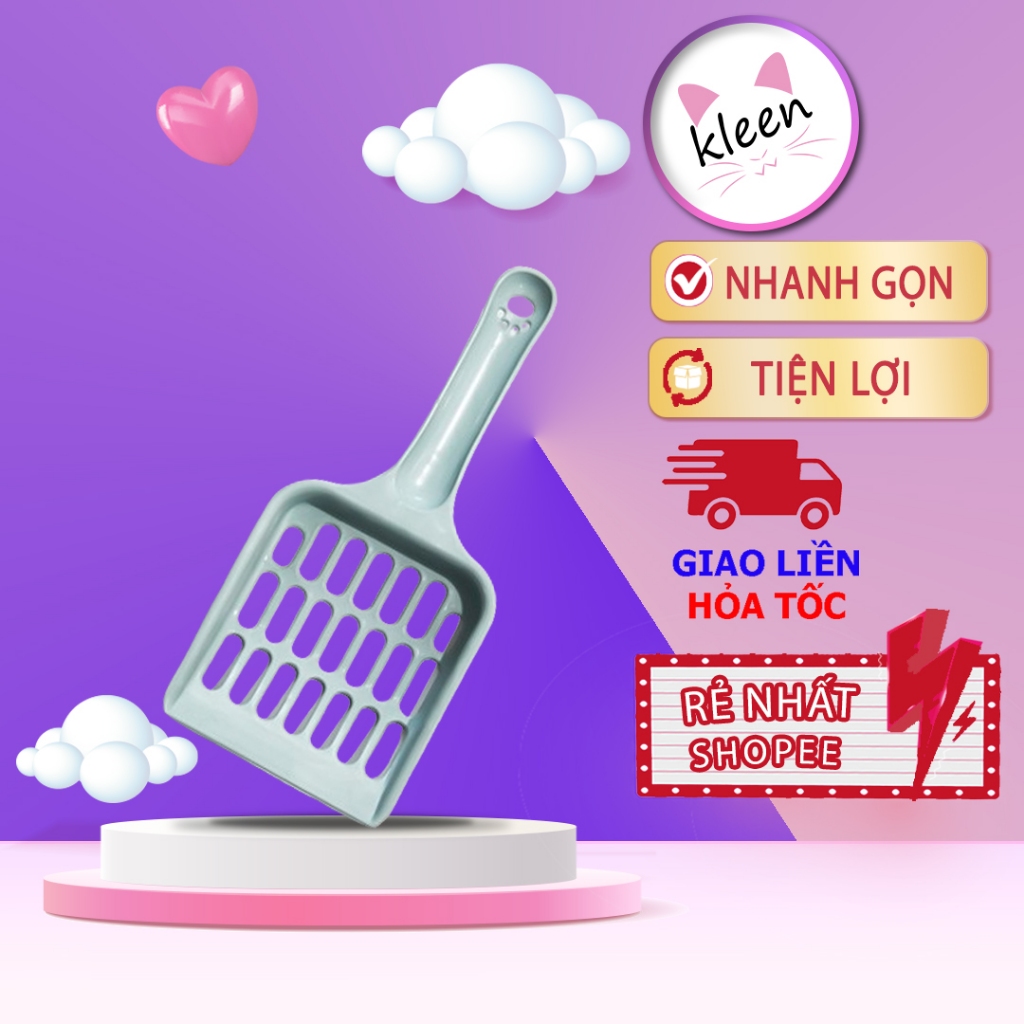 Xẻng Xúc Cát Vệ Sinh Mèo Kleen Cat, Dụng Cụ Vệ Sinh Cho Mèo - Kleencat ...