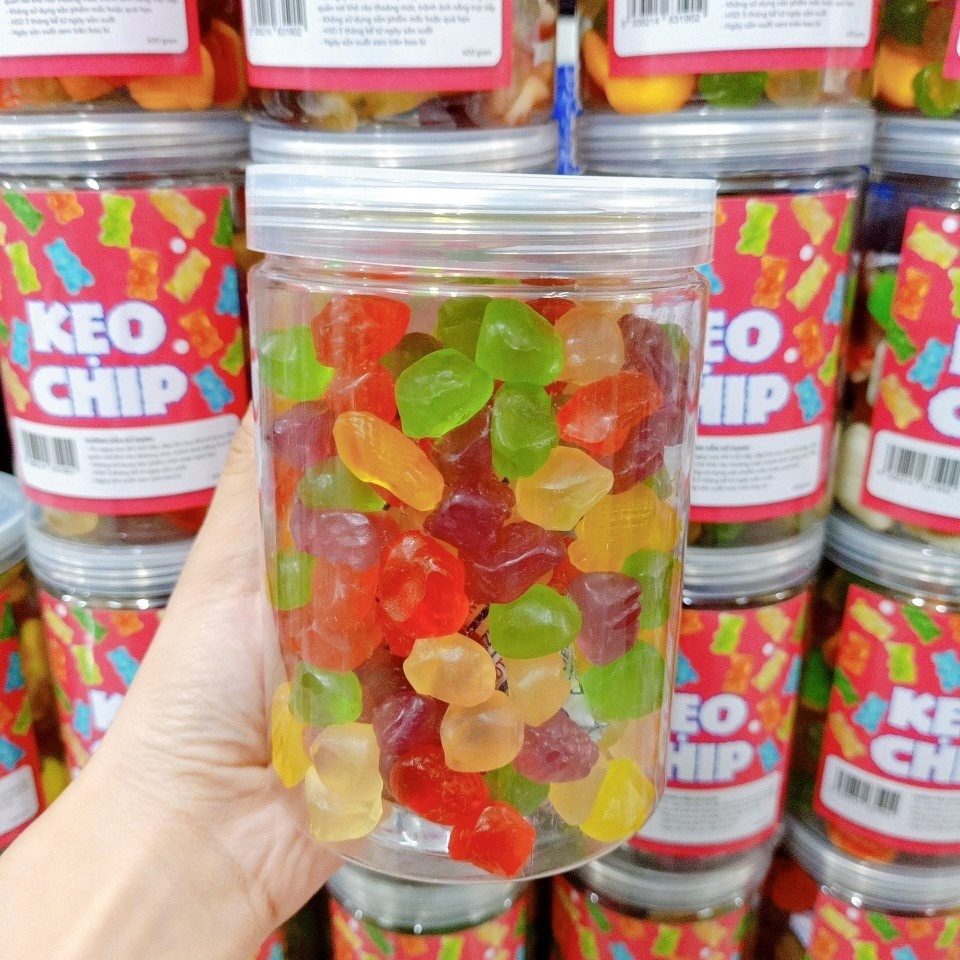 Kẹo Dẻo Chip Chip Trái Cây Hũ 500G Dai Dai, Chua Chua, Ngọt Ngọt ...