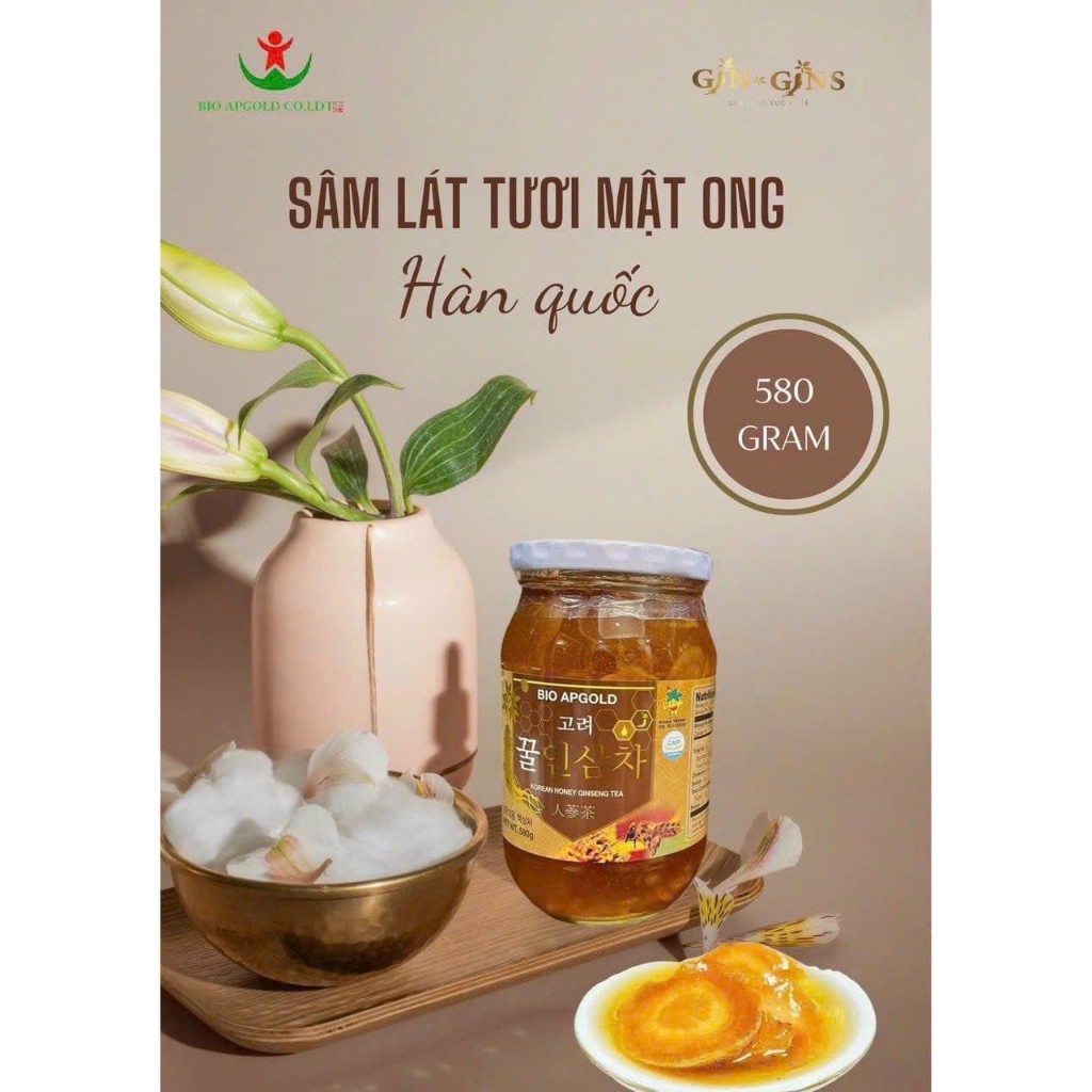 [ CHÍNH HÃNG ] Sâm Lát Tươi Ngâm Mật Ong Hàn Quốc (580g) | Shopee Việt Nam