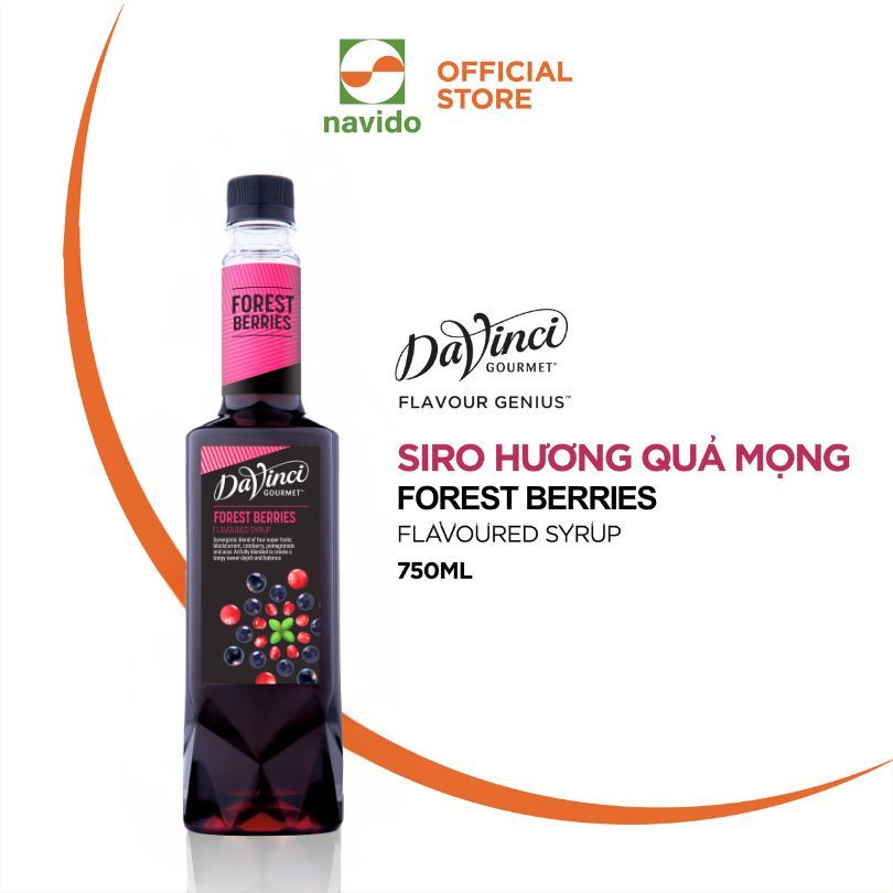 Siro Hương Quả Mọng / Forest Berries Syrup - DaVinci Gourmet (750ml ...
