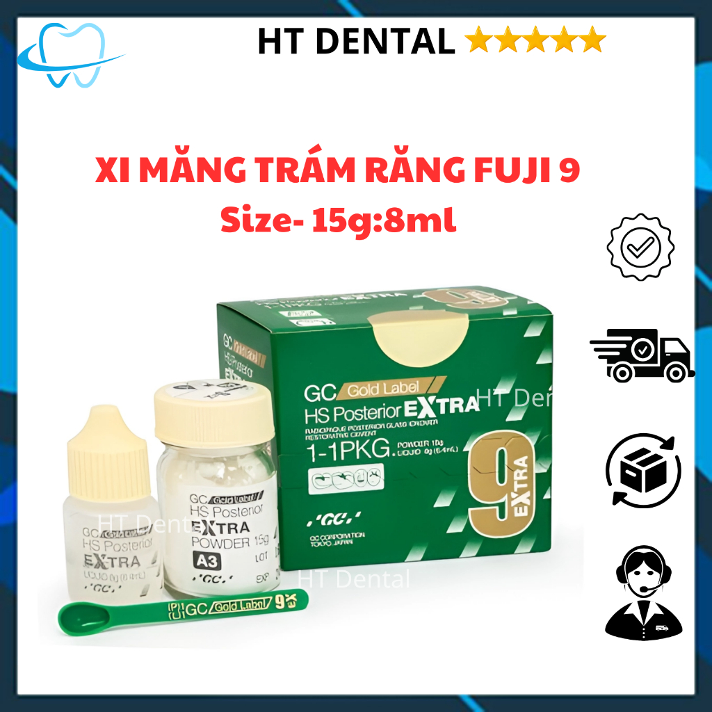 Xi Măng Trám FUJI 9 (FUJI IX) Cement Trám Răng Nhật Bản – HT Dental | Shopee Việt Nam