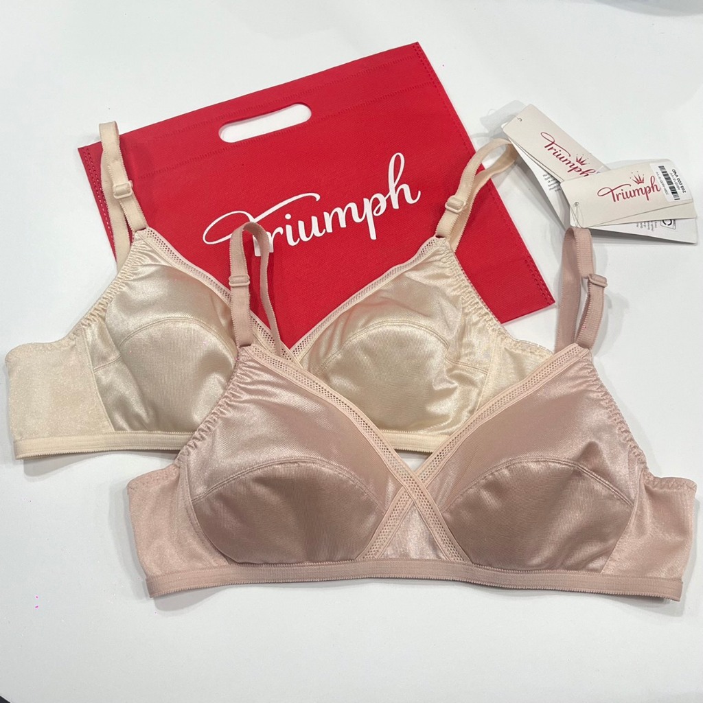 Áo ngực Triumph chính hãng, dòng ngực vải không gọng không mút đệm. Mã D151 | Shopee Việt Nam