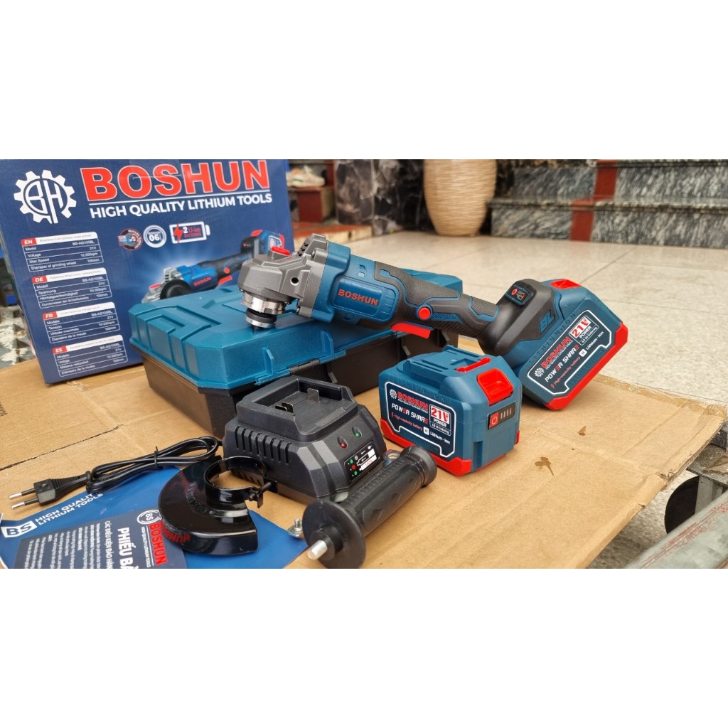 Máy Mài Pin Boshun ( Pin 15seo, Mạch Chống Ngắt ) | Shopee Việt Nam