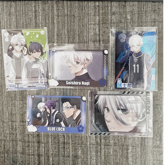Nagi Seishiro/ Nagi & Isagi Blue Lock Card (trong suốt, favor ...