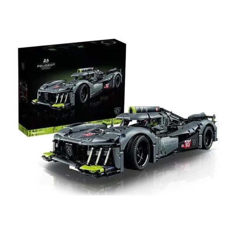 [CÓ SẴN] Mô hình lắp ráp siêu xe technic Peugeot 9X8 24H LeMans Hybrid ...