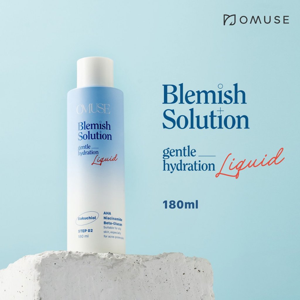 [Quà tặng không bán] Nước hoa hồng AHA ngừa mụn và cân bằng độ ẩm OMUSE ...