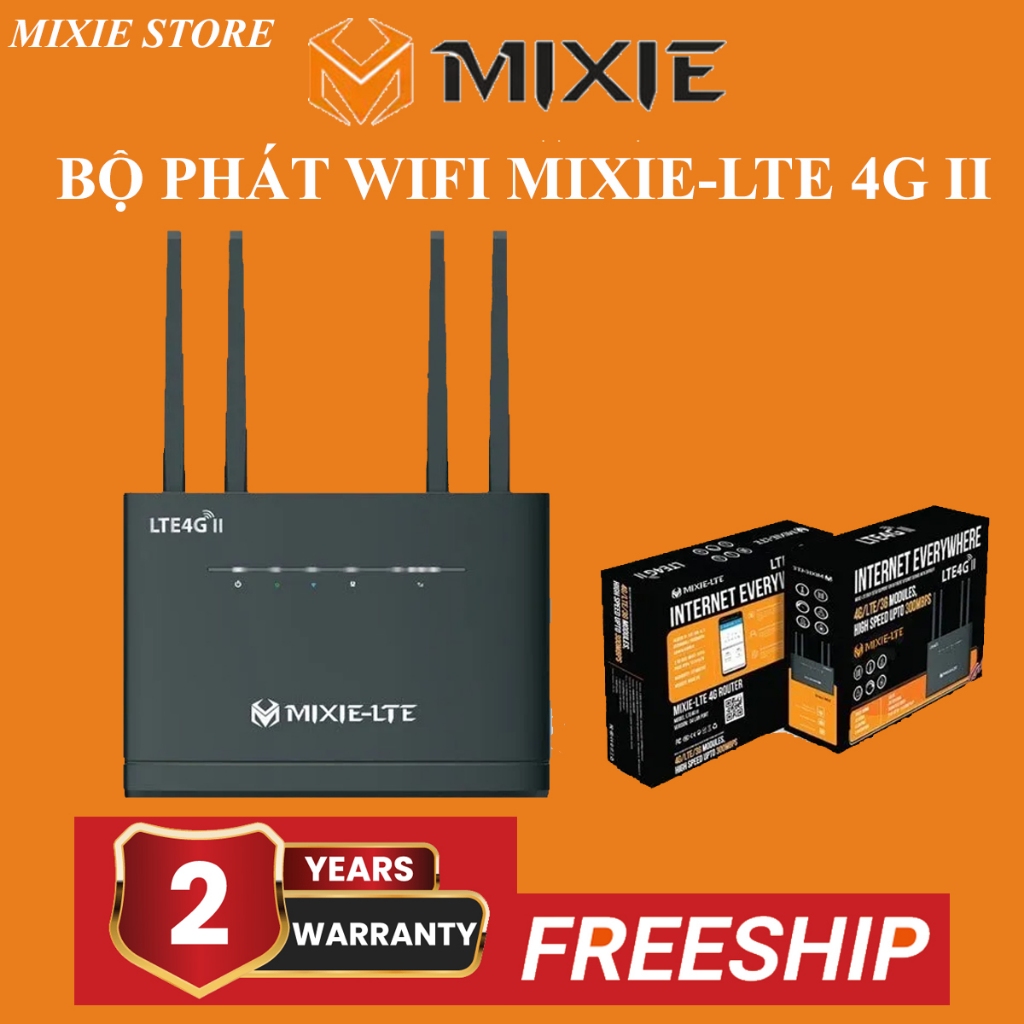 BỘ PHÁT 3G/4G WIFI MIXIE-LTE 4G II 4 CỔNG LAN - 4 ANTENA WIFI | Shopee Việt Nam