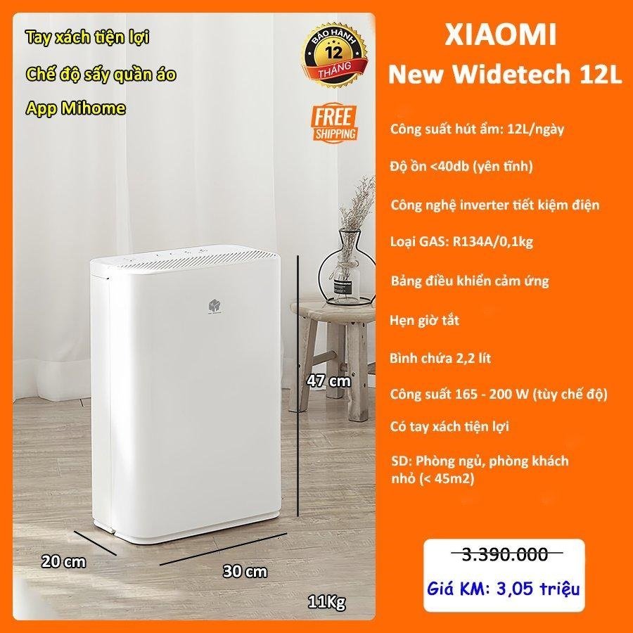 Máy Hút Ẩm Xiaomi NEW WIDETECH 12L | Shopee Việt Nam