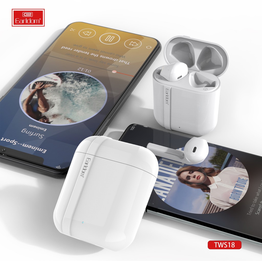 Tai nghe True Wireless Bluetooth Tích Hợp 2 Microphone Earldom TWS8 & TWS7 & TWS3| Phụ Kiện ...