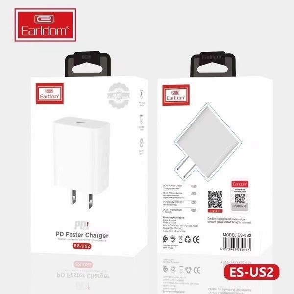 Bộ Sạc Nhanh PD 20W Earldom ES US2 Faster Charger Thane_Store | Shopee Việt Nam