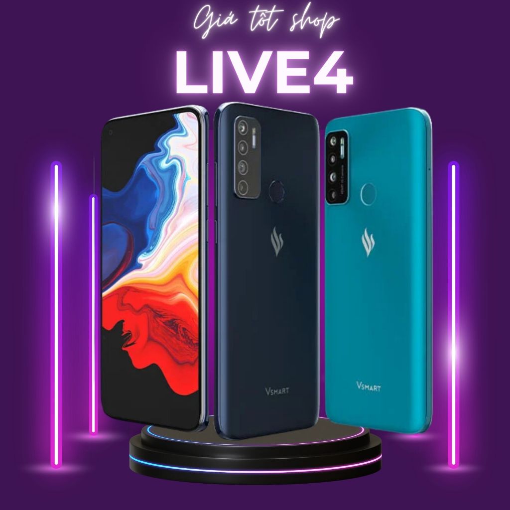 điện thoại vsmart live4 pin 5000 6G/64gb bảo hành 6 tháng tặng đầy đủ phụ kiện! | Shopee Việt Nam