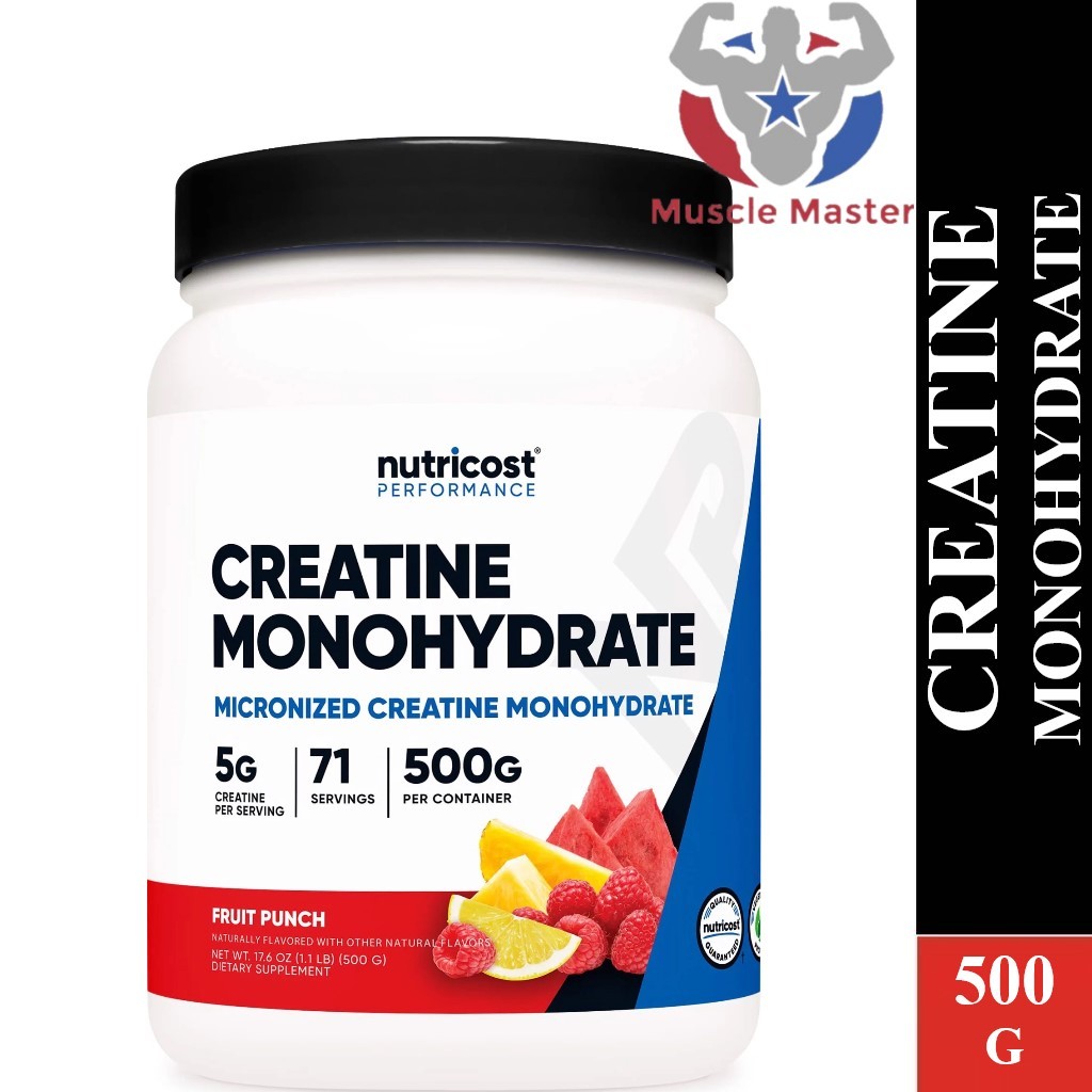 [MỚI] Bột Tăng Sức Mạnh NutriCost Creatine Monohydrate Micronized 500g | Shopee Việt Nam